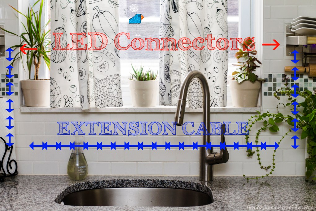 Kitchen Undershelf LED Lighting | THE COZY HOME CHRONICLES